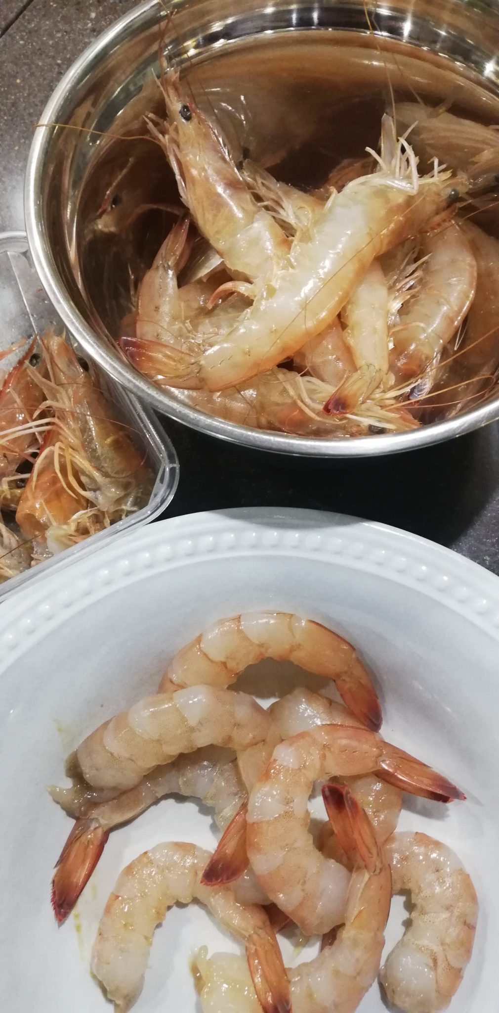 >Gambas curry rouge et lait de coco. | Mr Beelzebuth